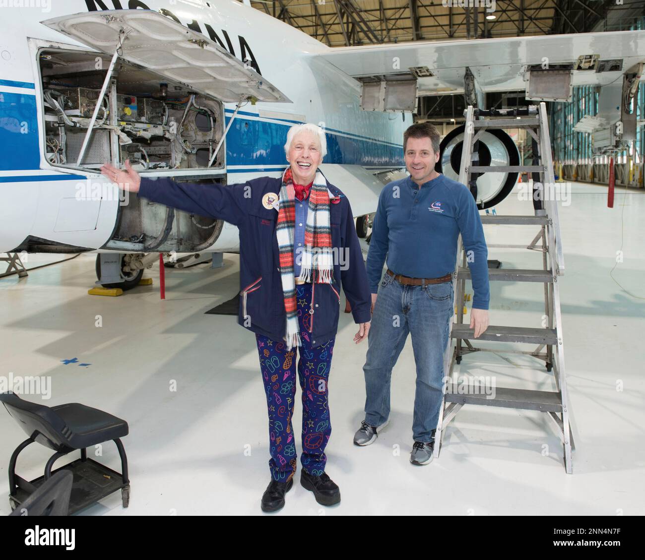 In this 2019 photo made available by NASA, Mercury 13 astronaut trainee ...