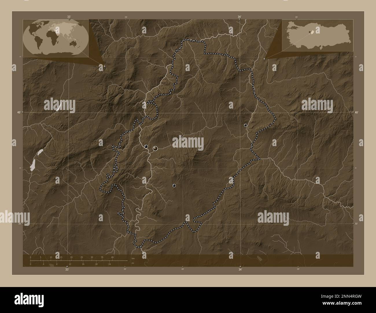 Map of kirikkale hi-res stock photography and images - Alamy