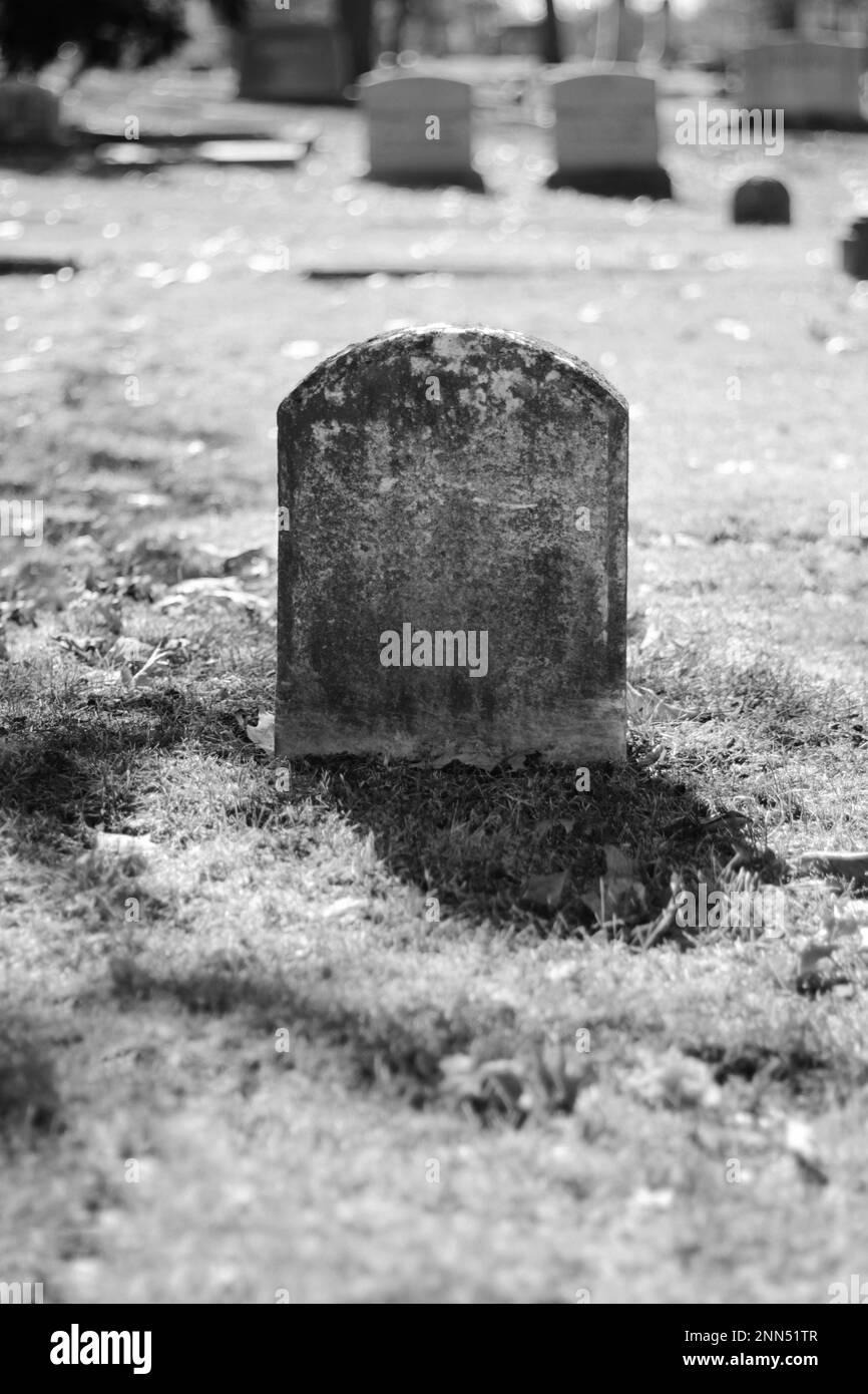 Old Blank Tombstone