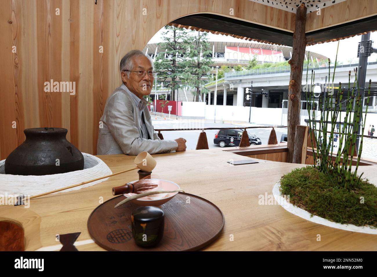Japanese well-known architecture Terunobu Fujimori unveils his artwork ...