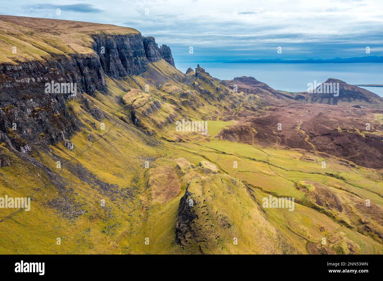 the Quiraing on the Trotternish peninsula, Isle of Skye, Scotland Stock ...