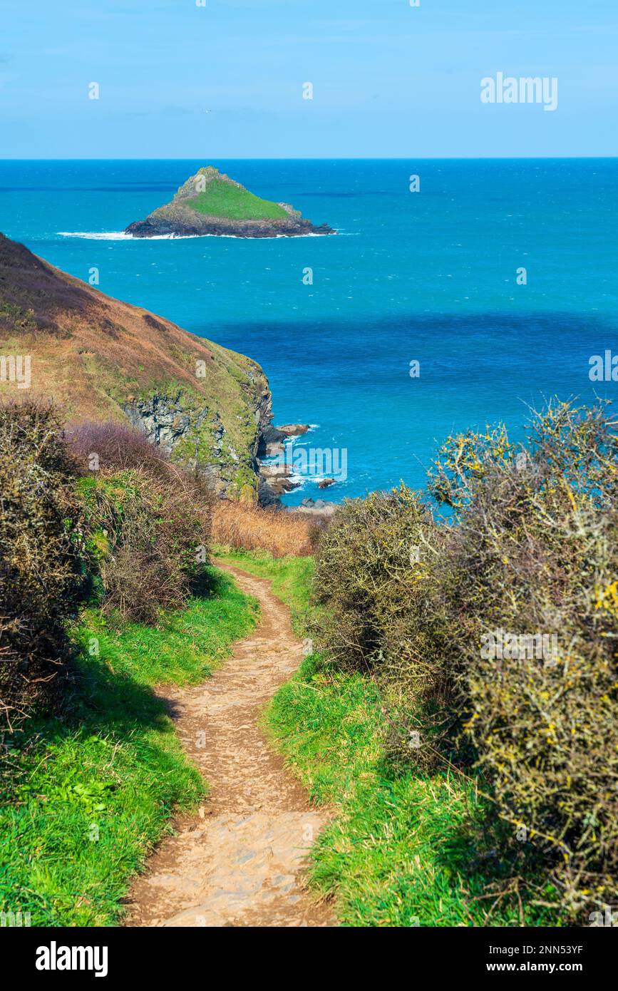 Pentire Point, Polzeath, Cornwall, England, United Kingdom, Europe ...