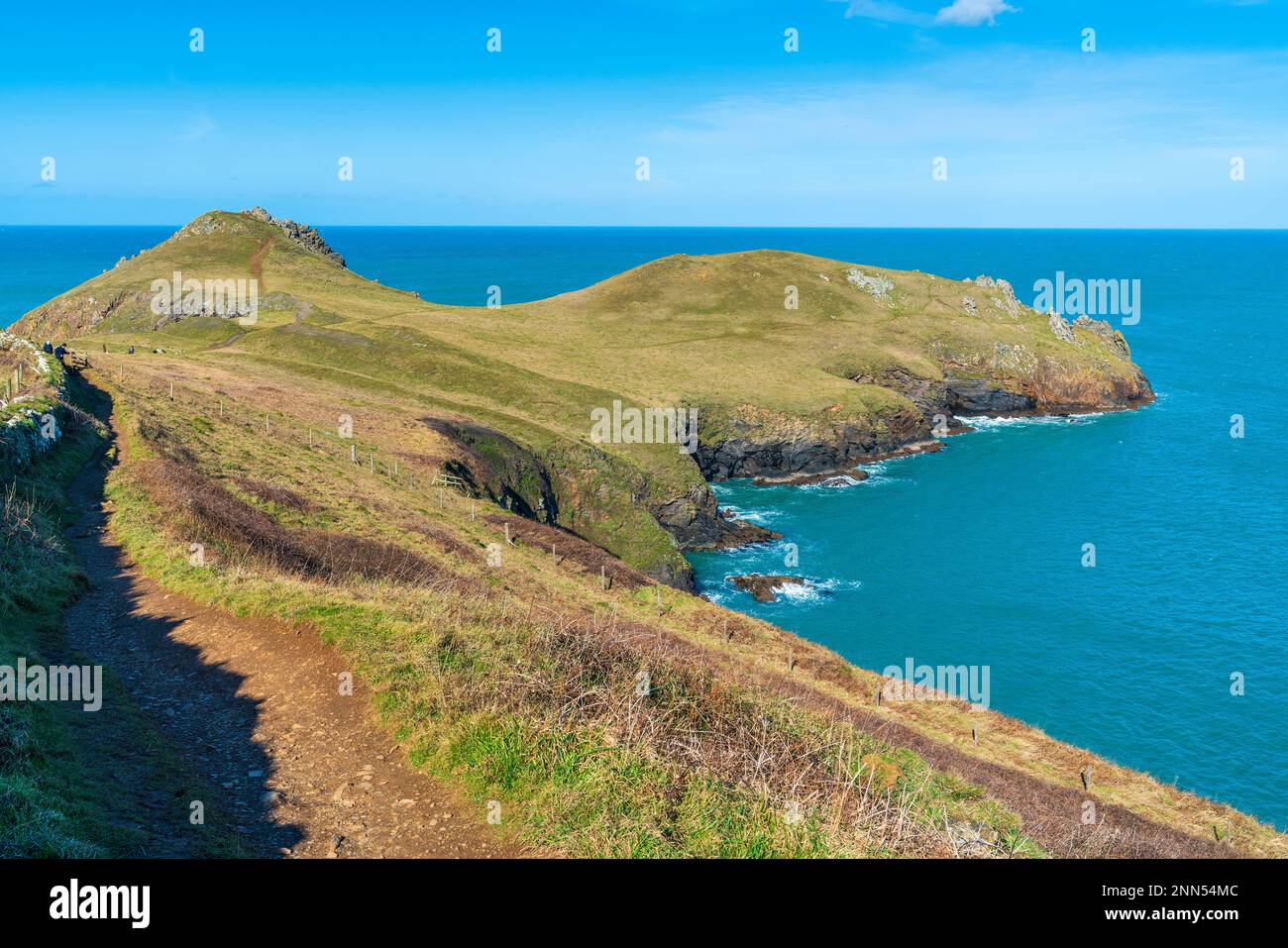 Pentire Point, Polzeath, Cornwall, England, United Kingdom, Europe ...