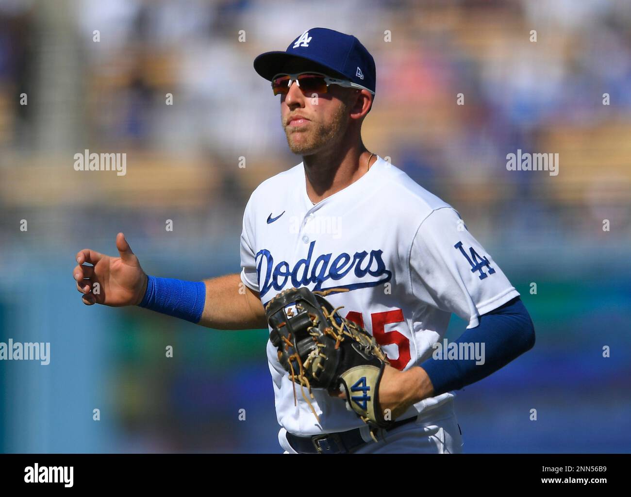 LOS ANGELES, CA - JUNE 27: Matt Beaty (45) of the Los Angeles Dodgers ...