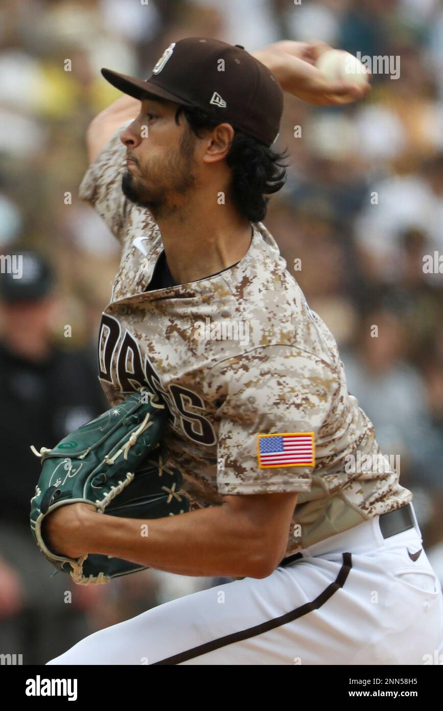 SAN DIEGO, CA - JUNE 27: San Diego Padres Starting pitcher Yu Darvish ...
