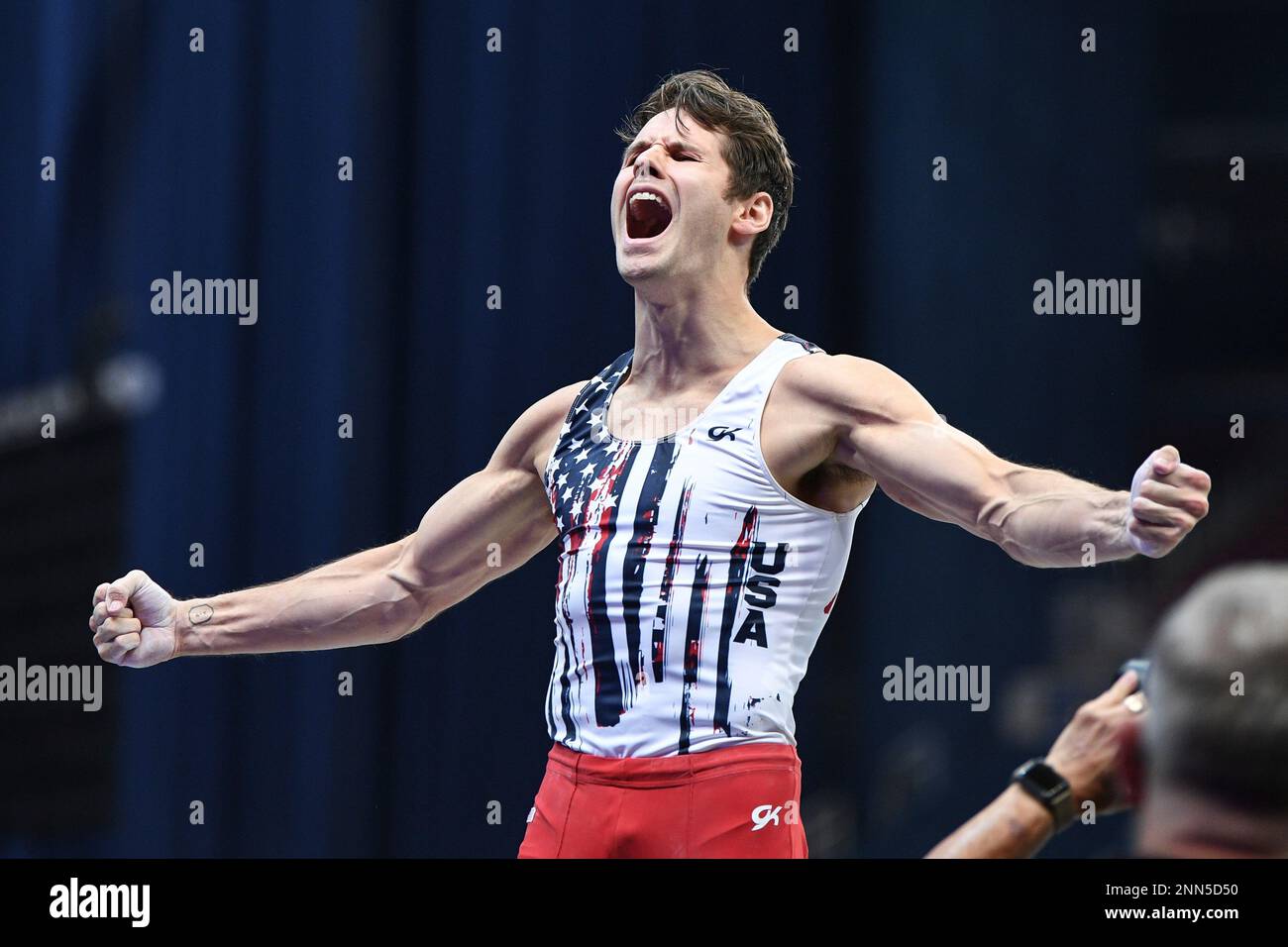 June 26, 2021, St. Louis, Missouri, US: ALEC YODER celebrates after ...