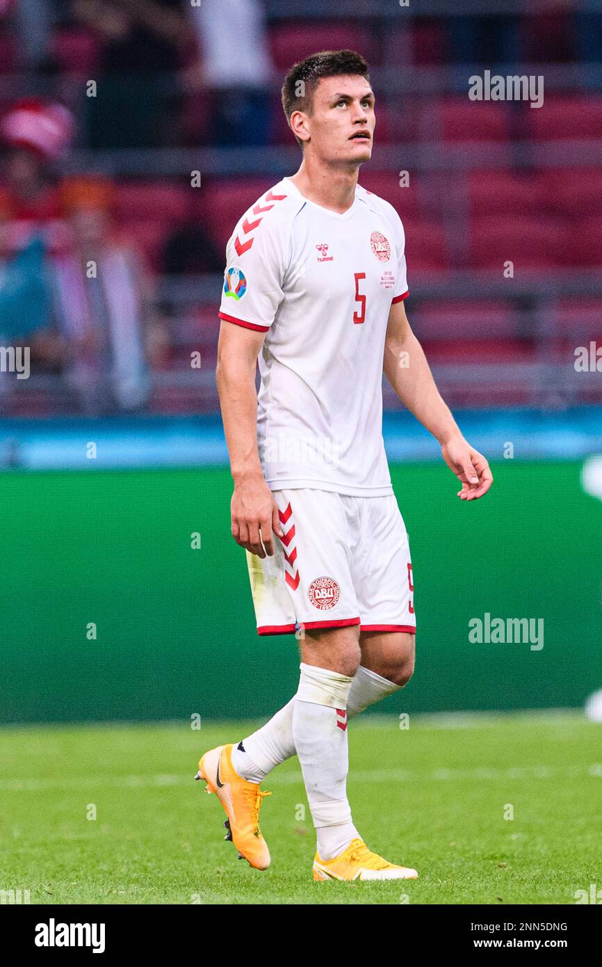 June 26, 2021, Amsterdam, Netherlands: Joakim Maehle of Denmark ...