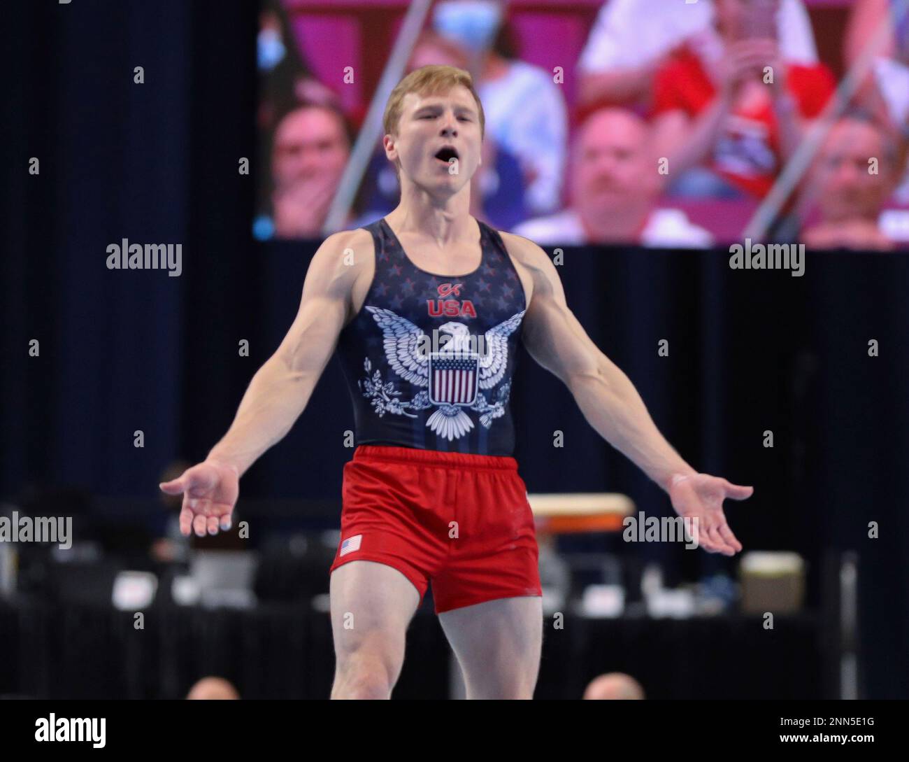 June 265, 2021: Matt Wenske encourages the crowd to make noise during ...