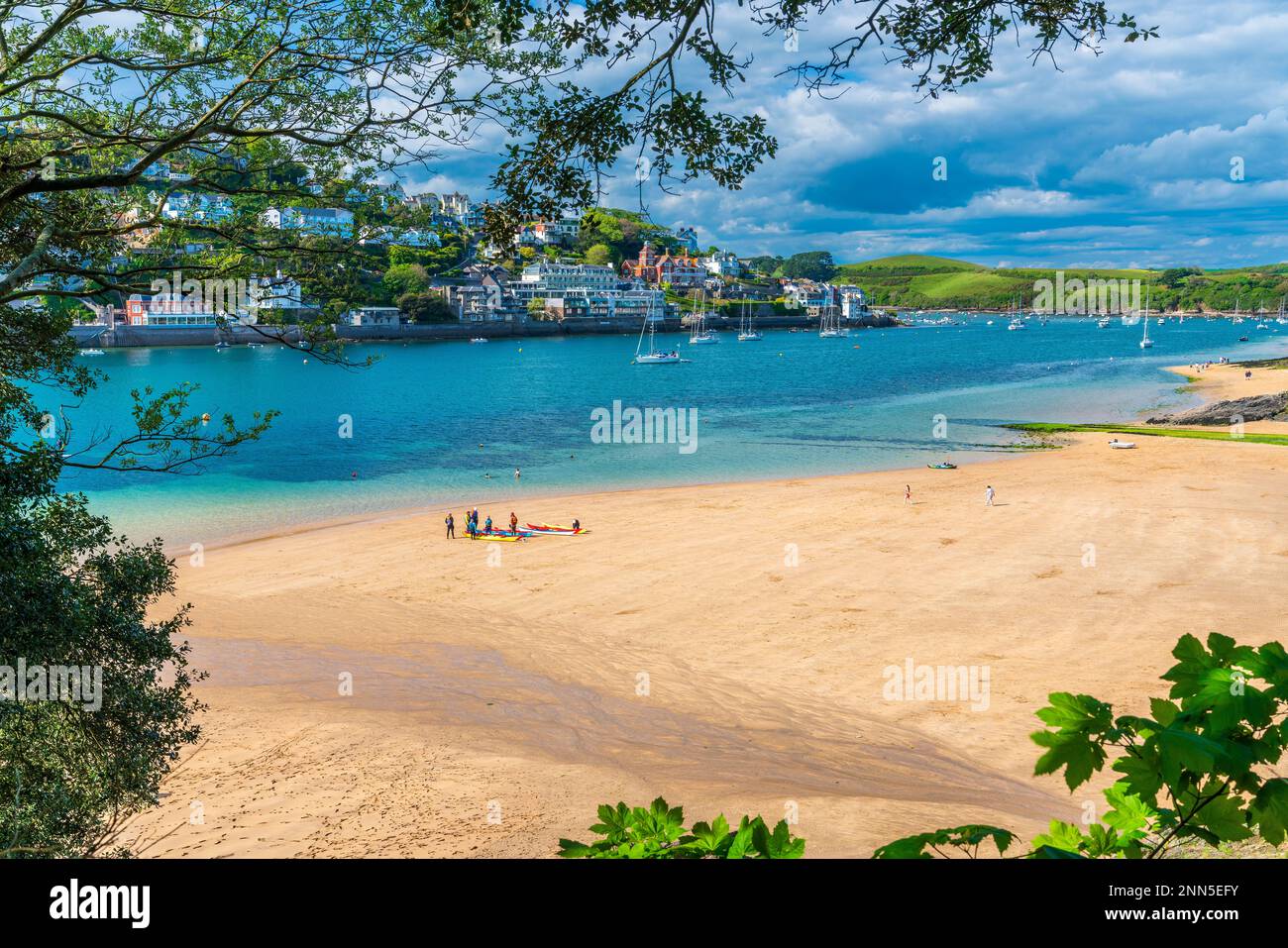 Mill Bay, Salcombe, Devon, England, United Kingdom, Europe Stock Photo ...
