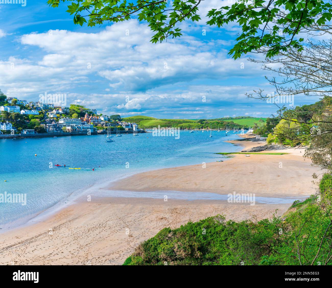 Mill Bay, Salcombe, Devon, England, United Kingdom, Europe Stock Photo ...