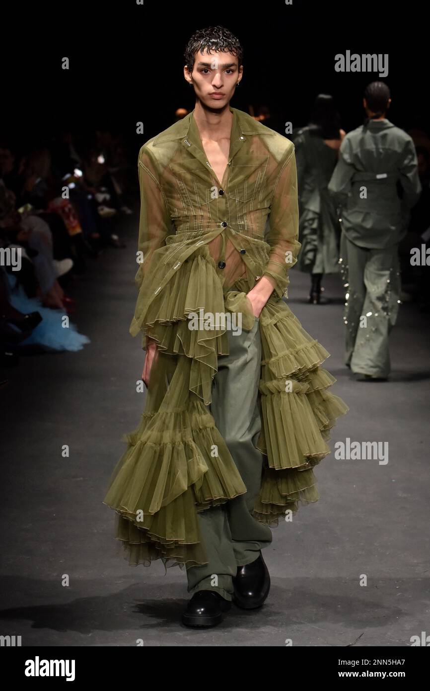 Act N1 fashion show catwalk at Milan Fashion Week, women fall winter ...