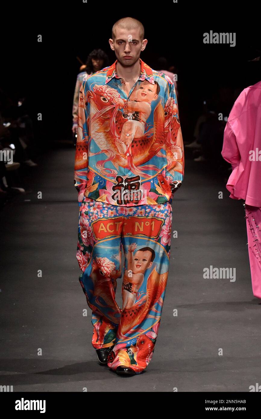 Act N1 fashion show catwalk at Milan Fashion Week, women fall winter ...