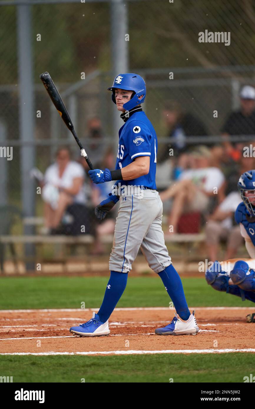 Indiana State Sycamores Jordan Schaffer (1) bats during the teams ...