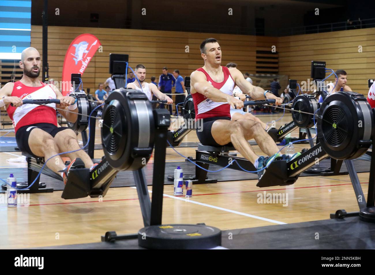 Sinkovic Brothers, Martin (L) and Valent (R), during the Croatian ...