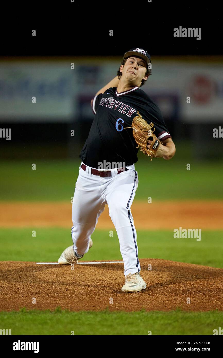 Riverview Rams pitcher Karson Ligon (6) during a game against the ...