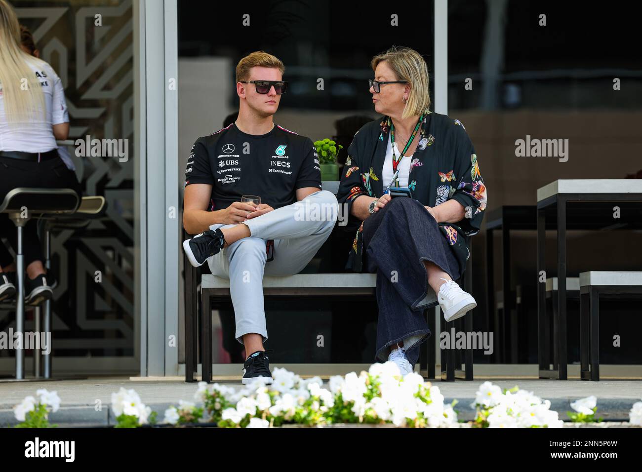 SCHUMACHER Mick (ger), Reserve Driver of Mercedes AMG F1 Team, with ...