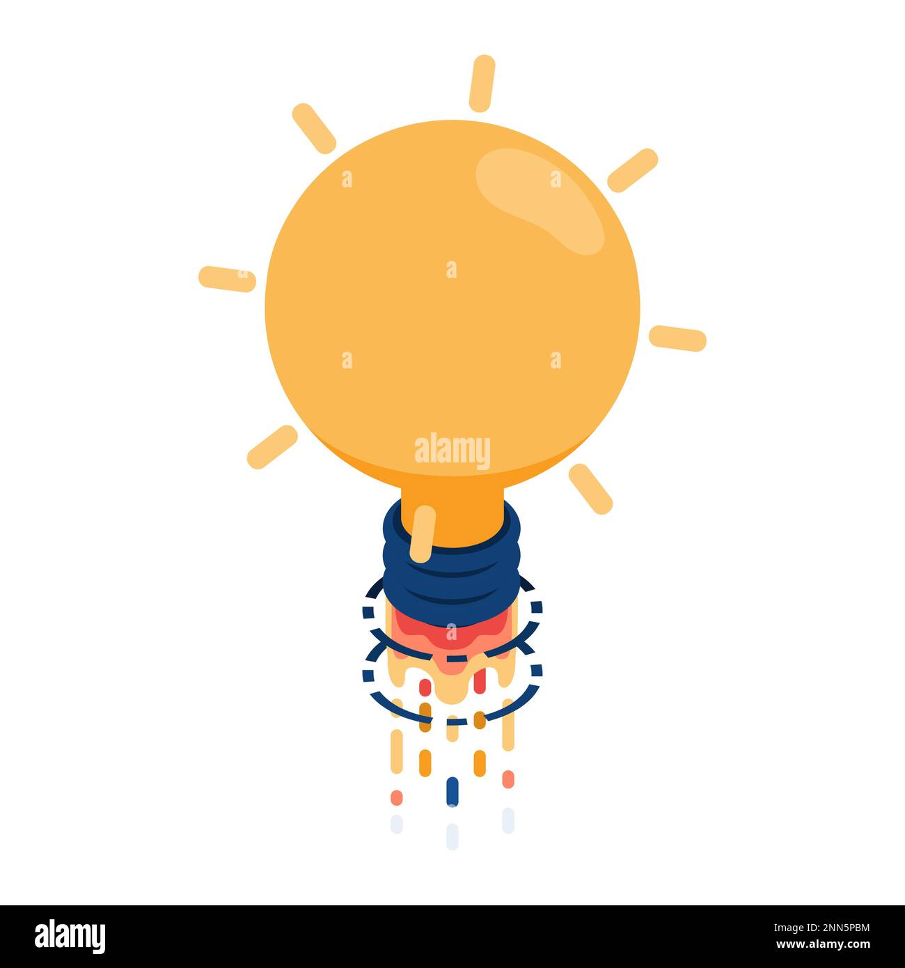 Flat 3d Isometric Idea Rocket Launch. Business Idea and Startup Concept ... Flat 3d Isometric Idea Rocket Launch. Business Idea and Startup Concept ...