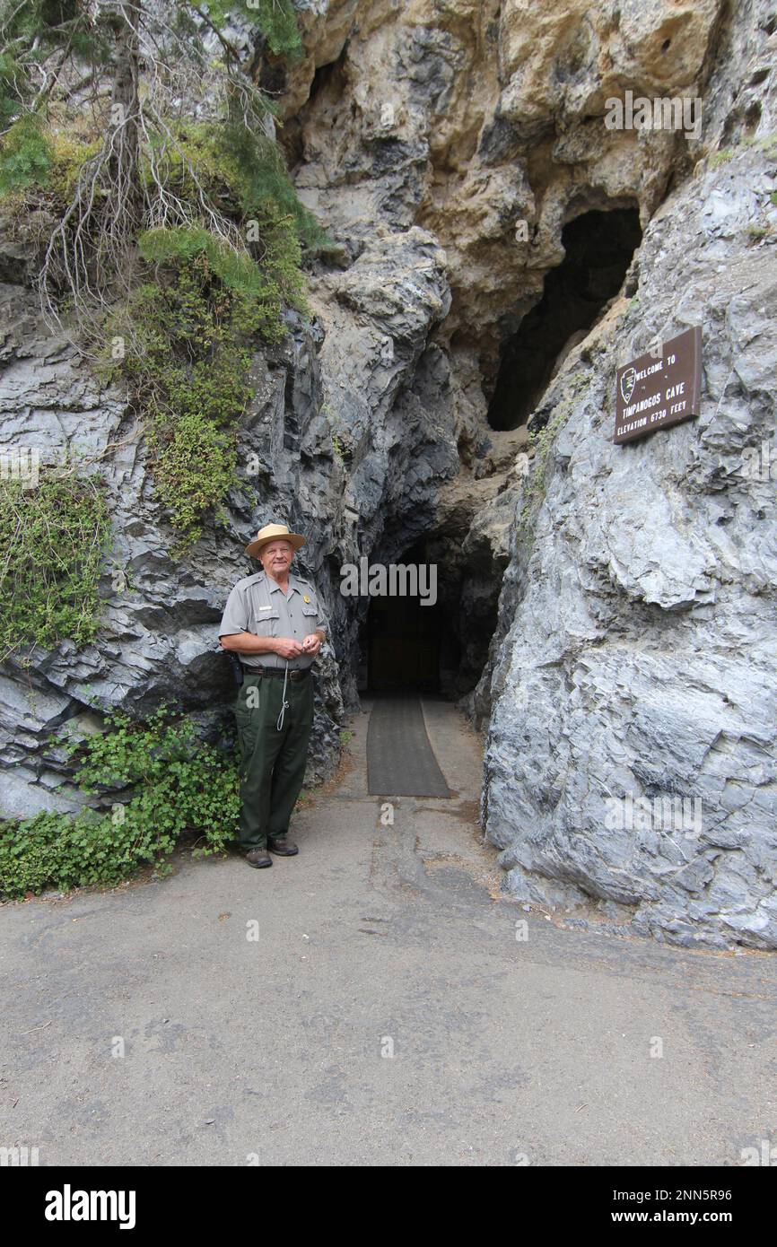 In this photo provided by the National Park Service Timpanogos Cave ...