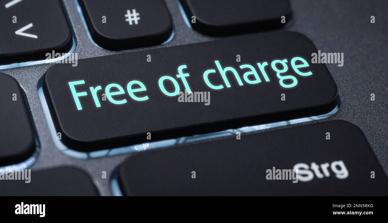 Illuminated keyboard with a labeled key - Free of charge Stock Photo ...