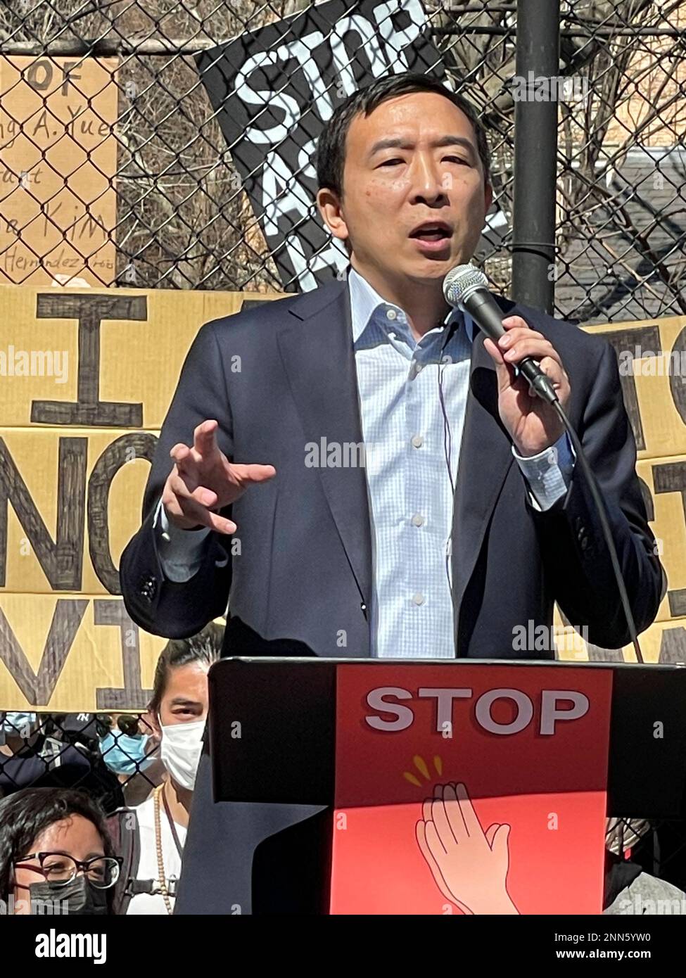 Photo by: STRF/STAR MAX/IPx 2021 6/23/21 Andrew Yang concedes in New ...