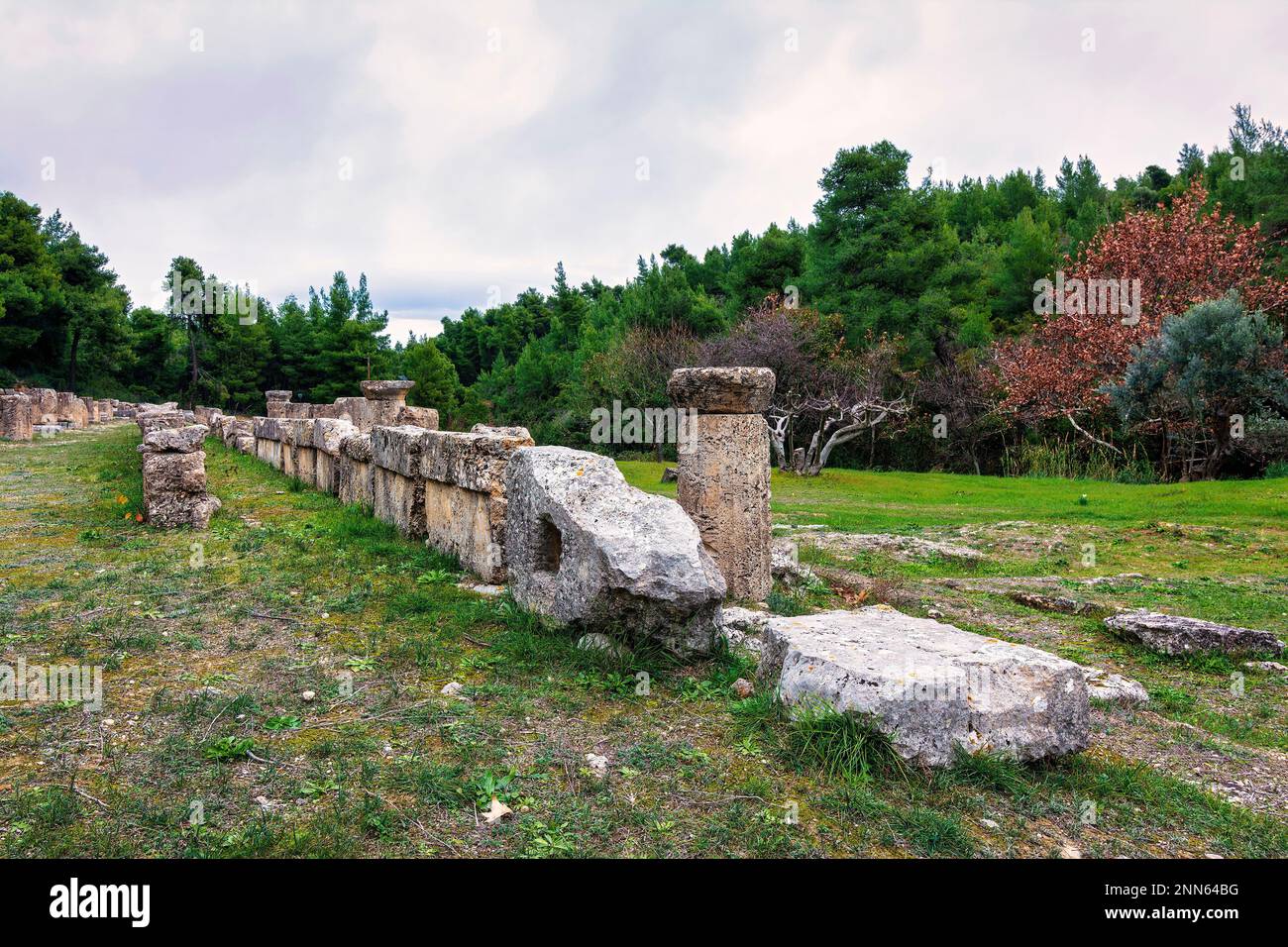 The Amphiareion of Oropos is situated in the hills 6 km southeast of ...