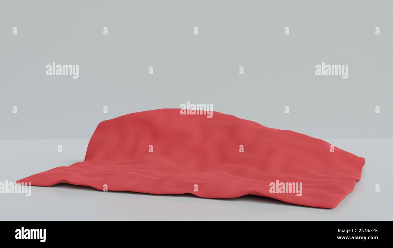 3d render abstract red blue background for product display Stock Photo ...