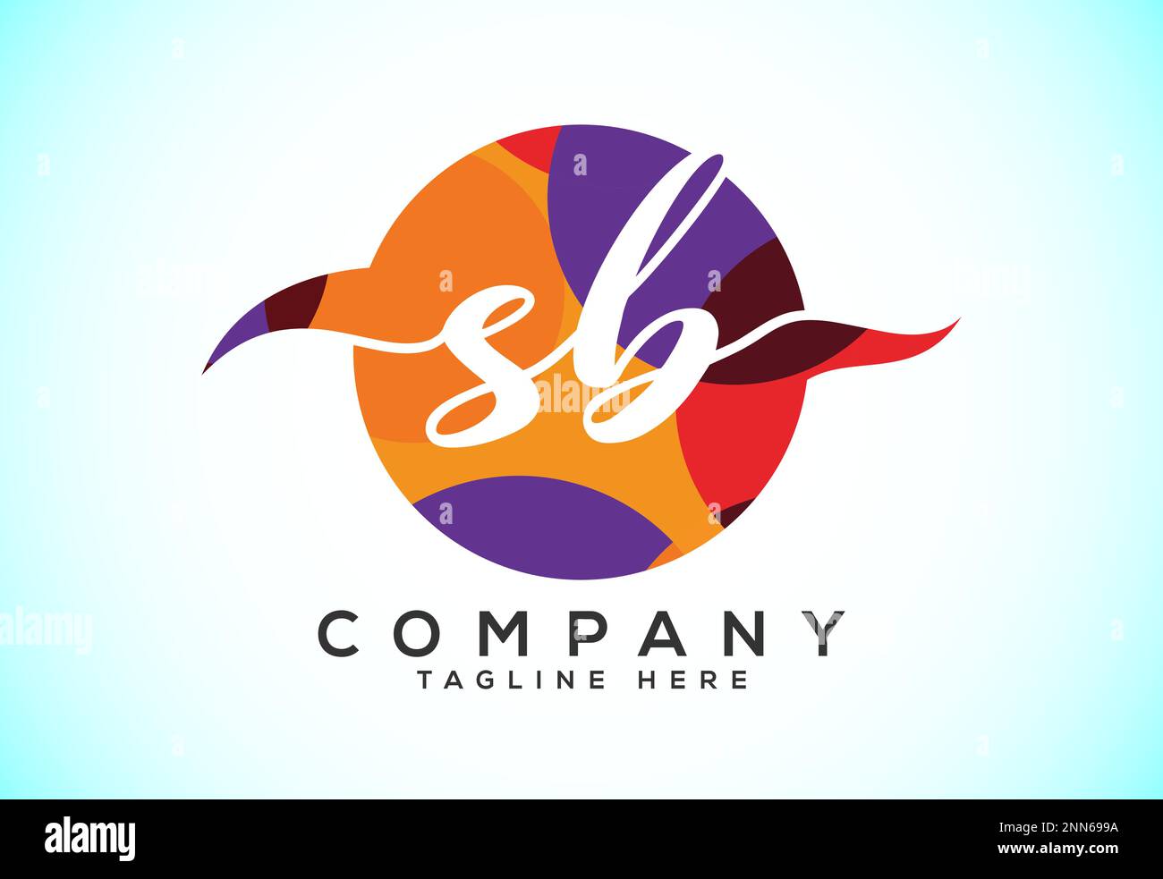 Polygonal Letter S B Logo Design Vector Template. Graphic Alphabet Symbol For Corporate Business ...