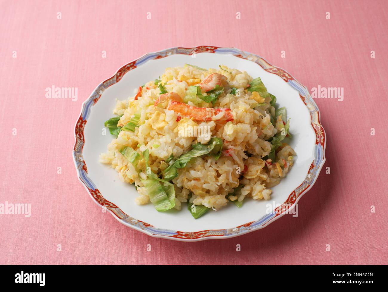 A picture taken on June 1, 2021 shows a dish of Chahan fried rice in ...