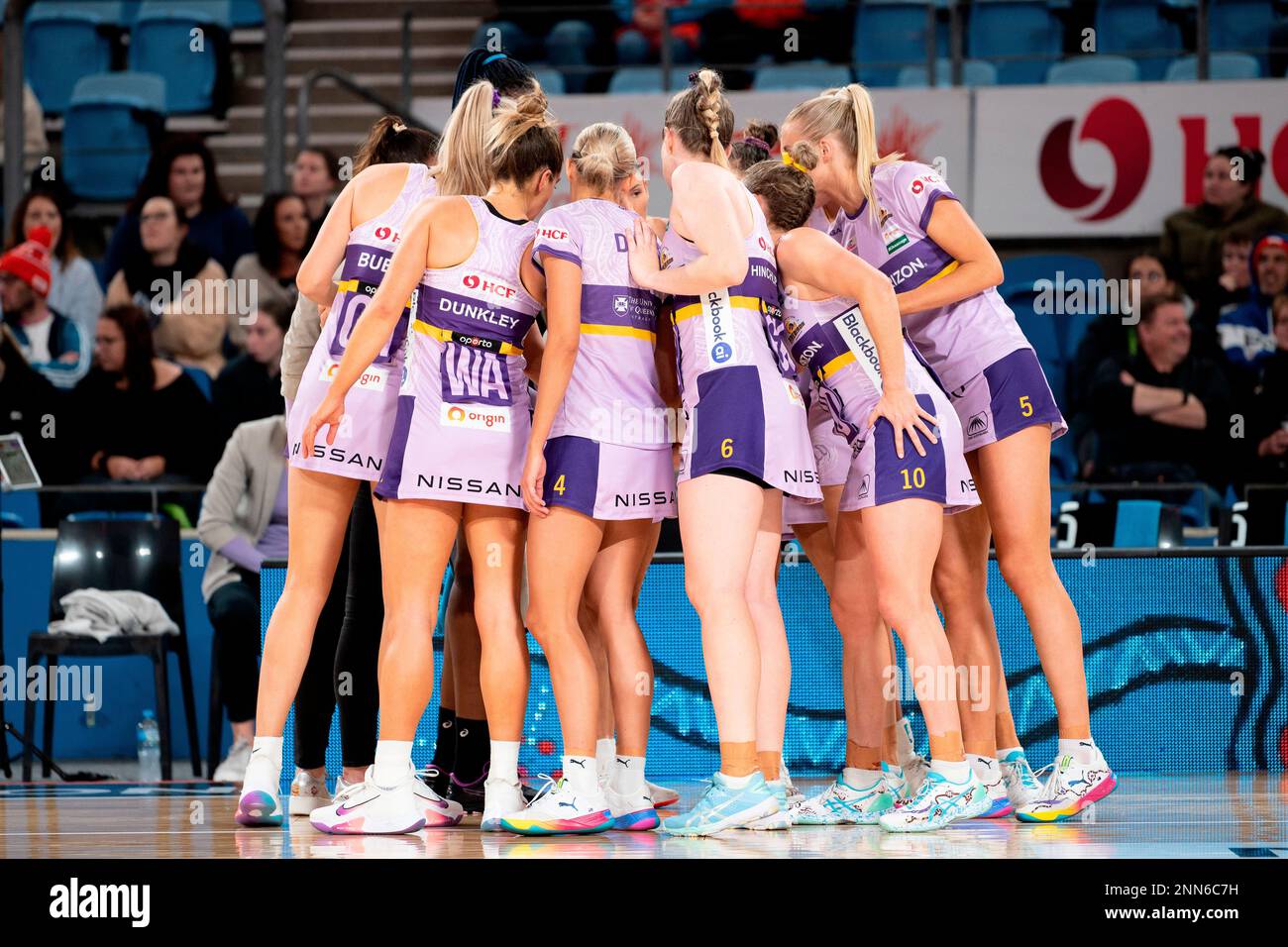SYDNEY, AUSTRALIA - JUNE 19: Queensland Firebirds during the Suncorp ...