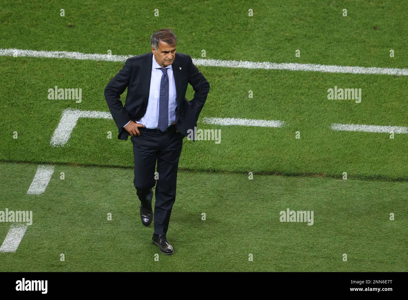 Turkey's manager Senol Gunes during the Euro 2020 soccer championship ...