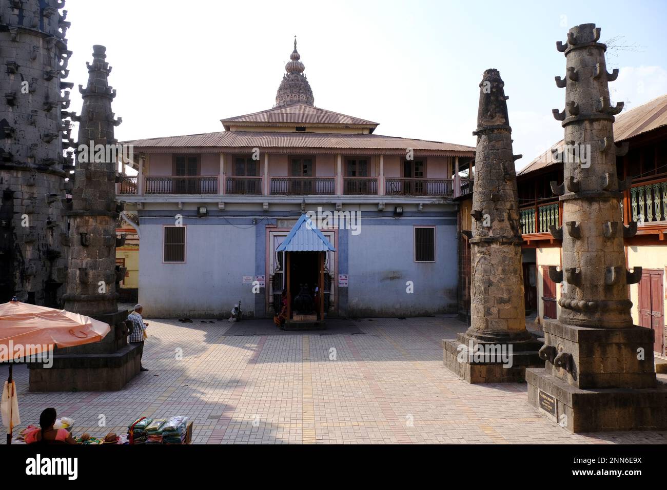 31 January 2023, Yamai Temple complex of the palace in Aundh Gaon ...