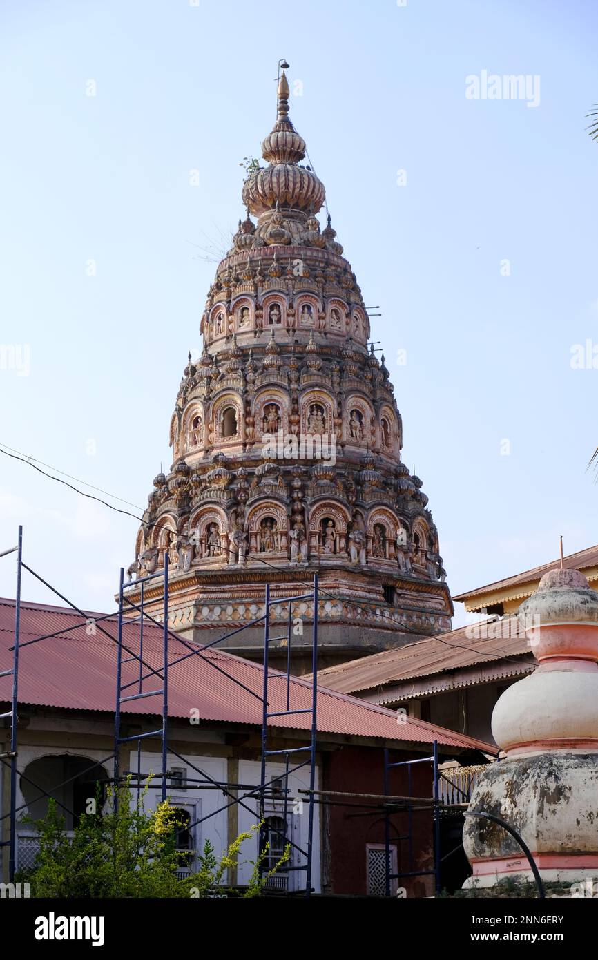 31 January 2023, Yamai Temple complex of the palace in Aundh Gaon ...