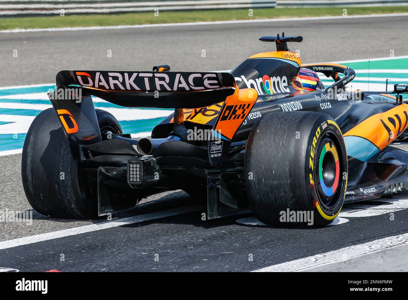 81 PIASTRI Oscar (aus), McLaren F1 Team MCL60, action mechanical detail ...