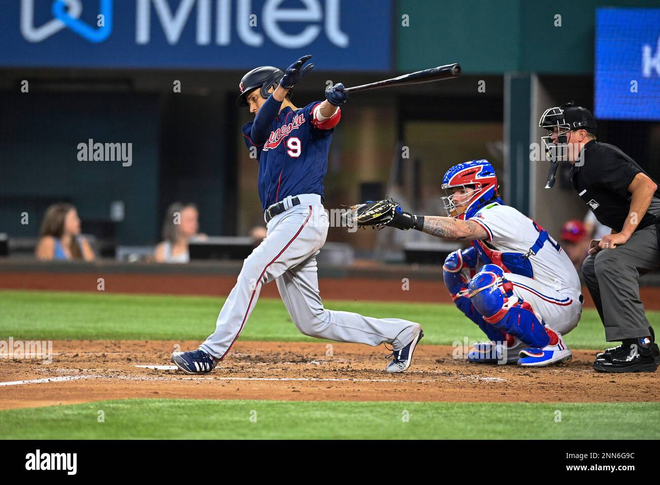 June 19th, 2021: Minnesota Twins shortstop Andrelton Simmons (9) at bat ...