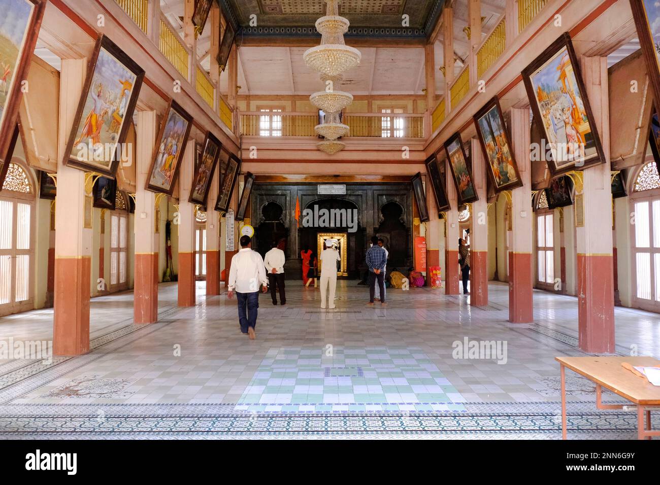 31 January 2023, Yamai Temple complex of the palace in Aundh Gaon ...