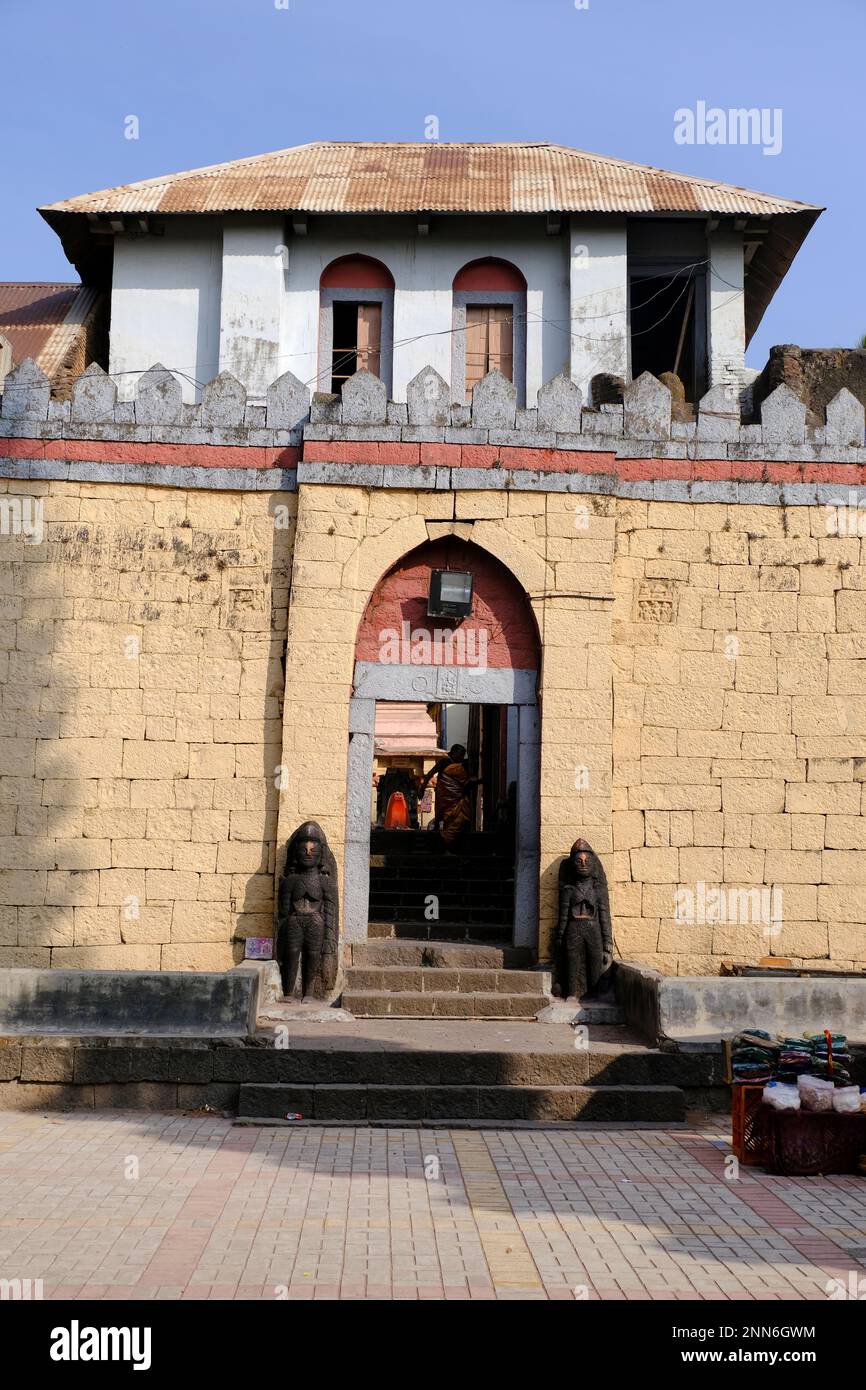 31 January 2023, Yamai Temple complex of the palace in Aundh Gaon ...