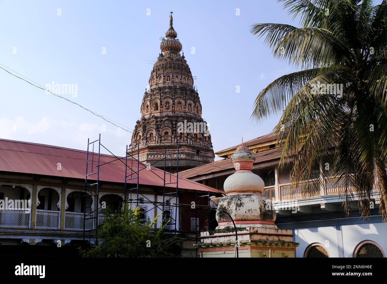 31 January 2023, Yamai Temple complex of the palace in Aundh Gaon ...