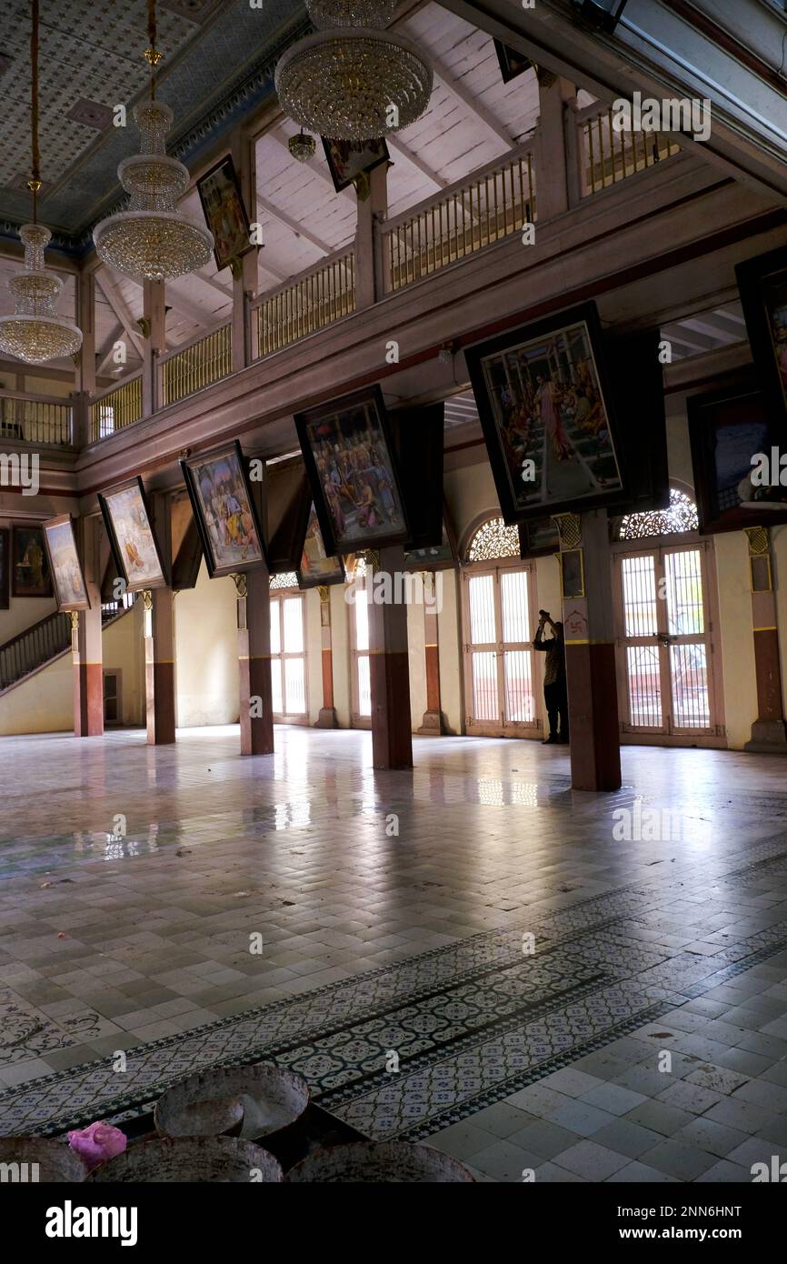 31 January 2023, Yamai Temple complex of the palace in Aundh Gaon ...