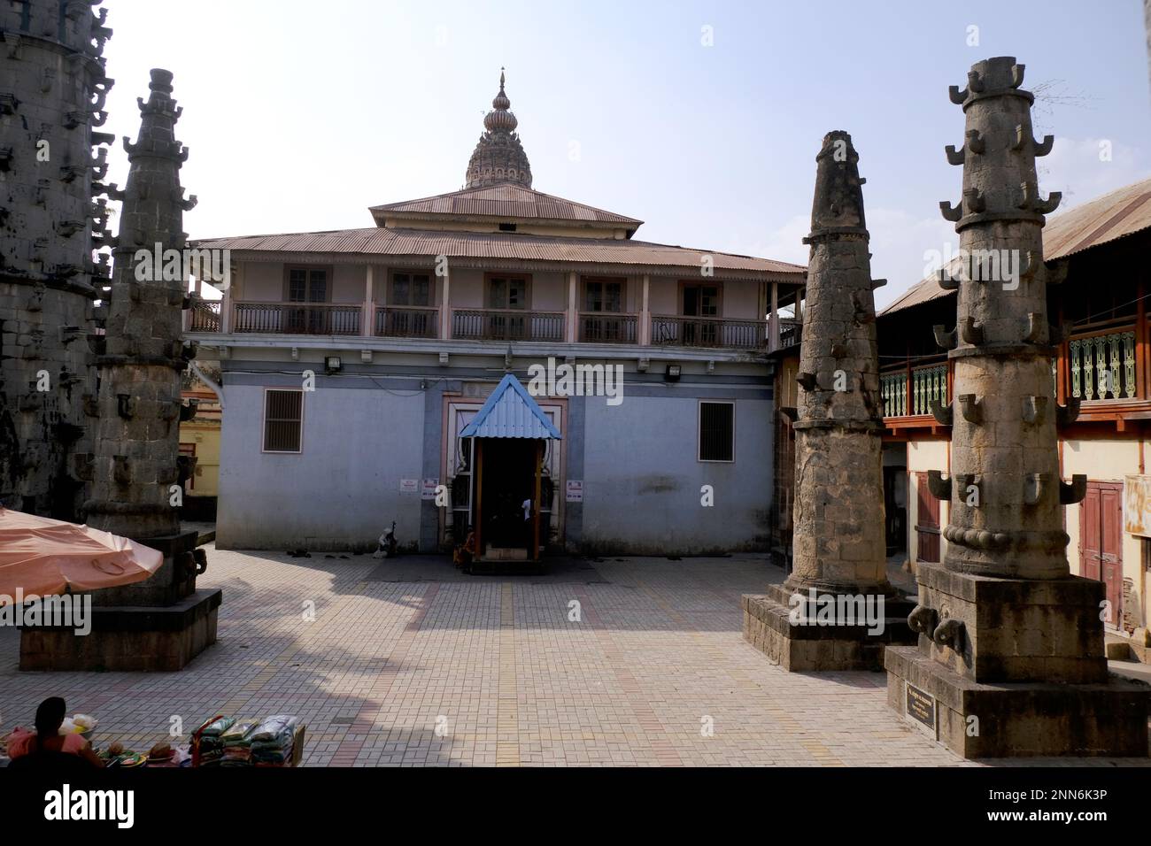 31 January 2023, Yamai Temple complex of the palace in Aundh Gaon ...