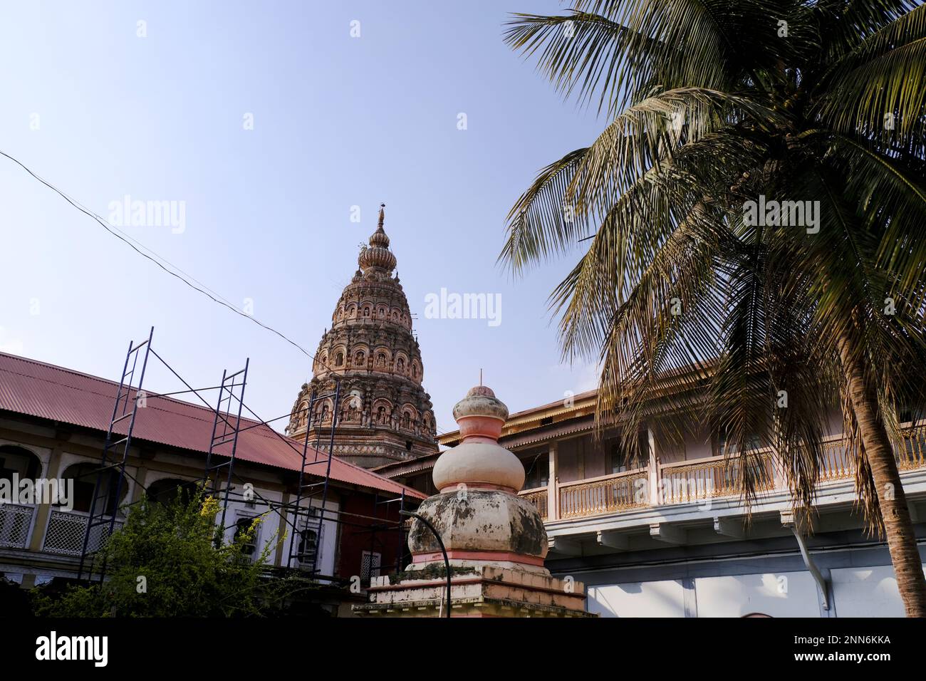 31 January 2023, Yamai Temple complex of the palace in Aundh Gaon ...