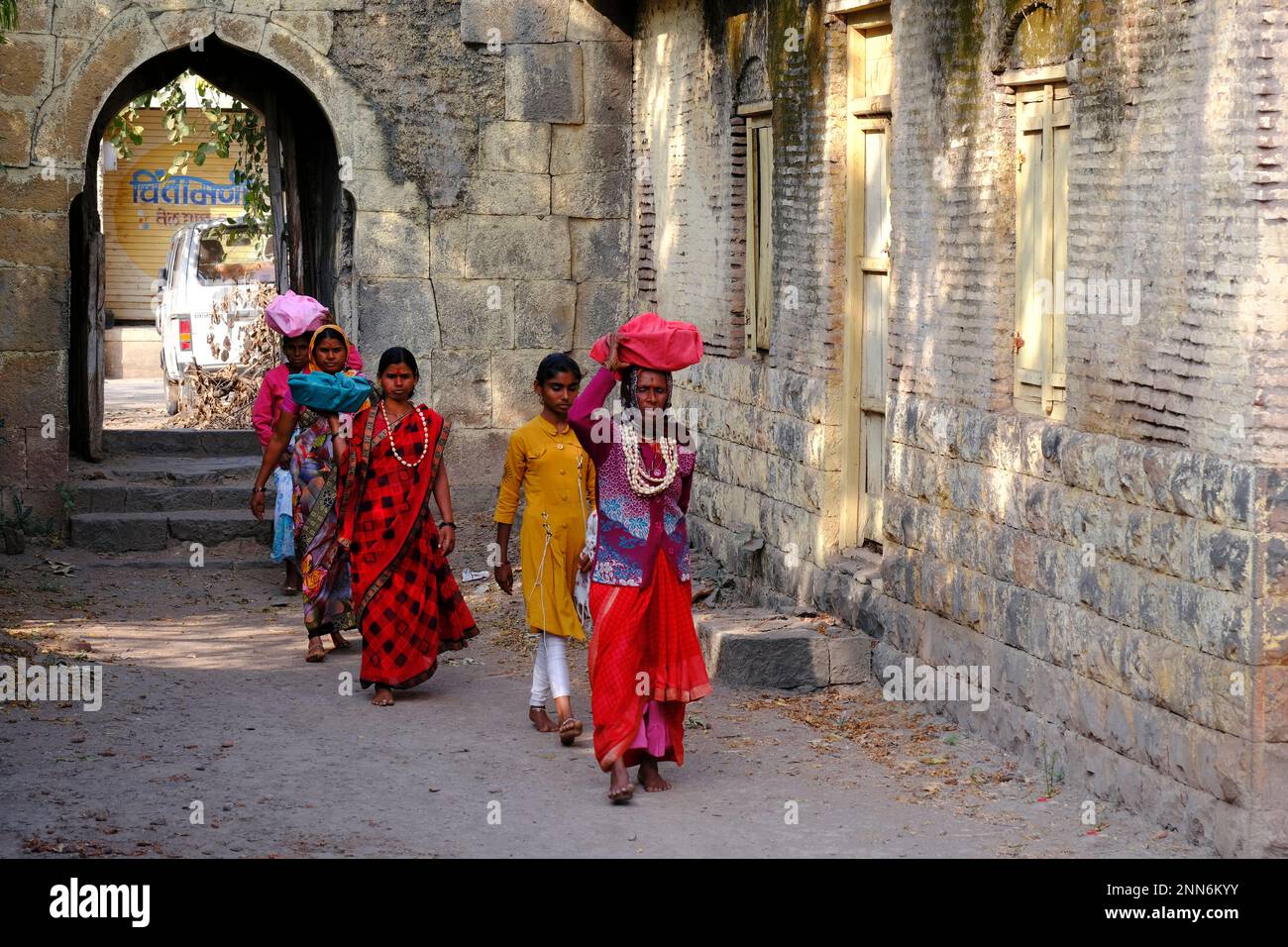 31 January 2023, Yamai Temple complex of the palace in Aundh Gaon ...