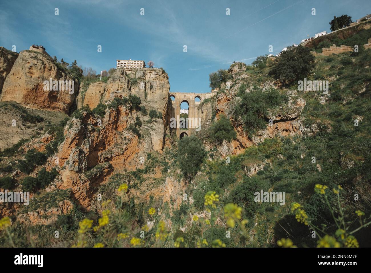 Bridge in Rhonda: Best Attraction in Andalusia, Spain Stock Photo - Alamy