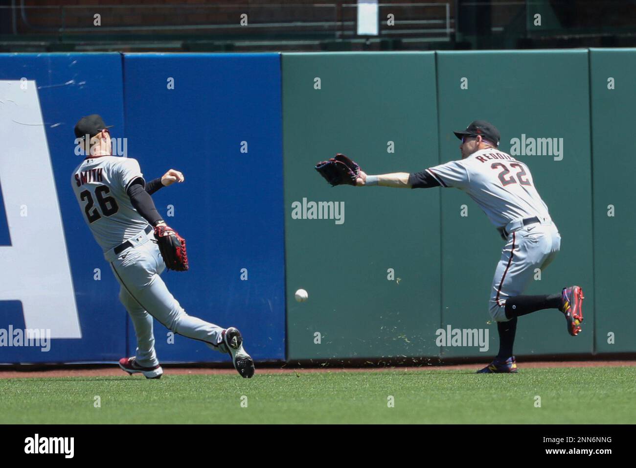 SAN FRANCISCO, CA - JUNE 17: Arizona Diamondbacks center fielders Pavin ...