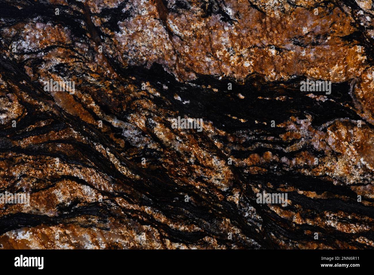 Black Magma granite texture in dark brown tone for design Stock Photo ...
