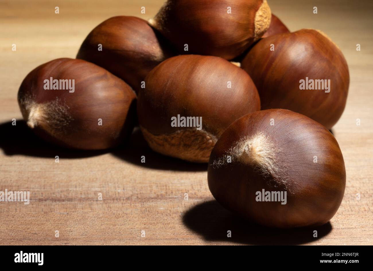 Closeup shot edible chestnuts in hi-res stock photography and images ...