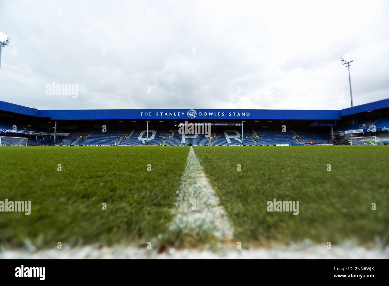 A general view of the Stanley Bowles Stand before the Sky Bet ...
