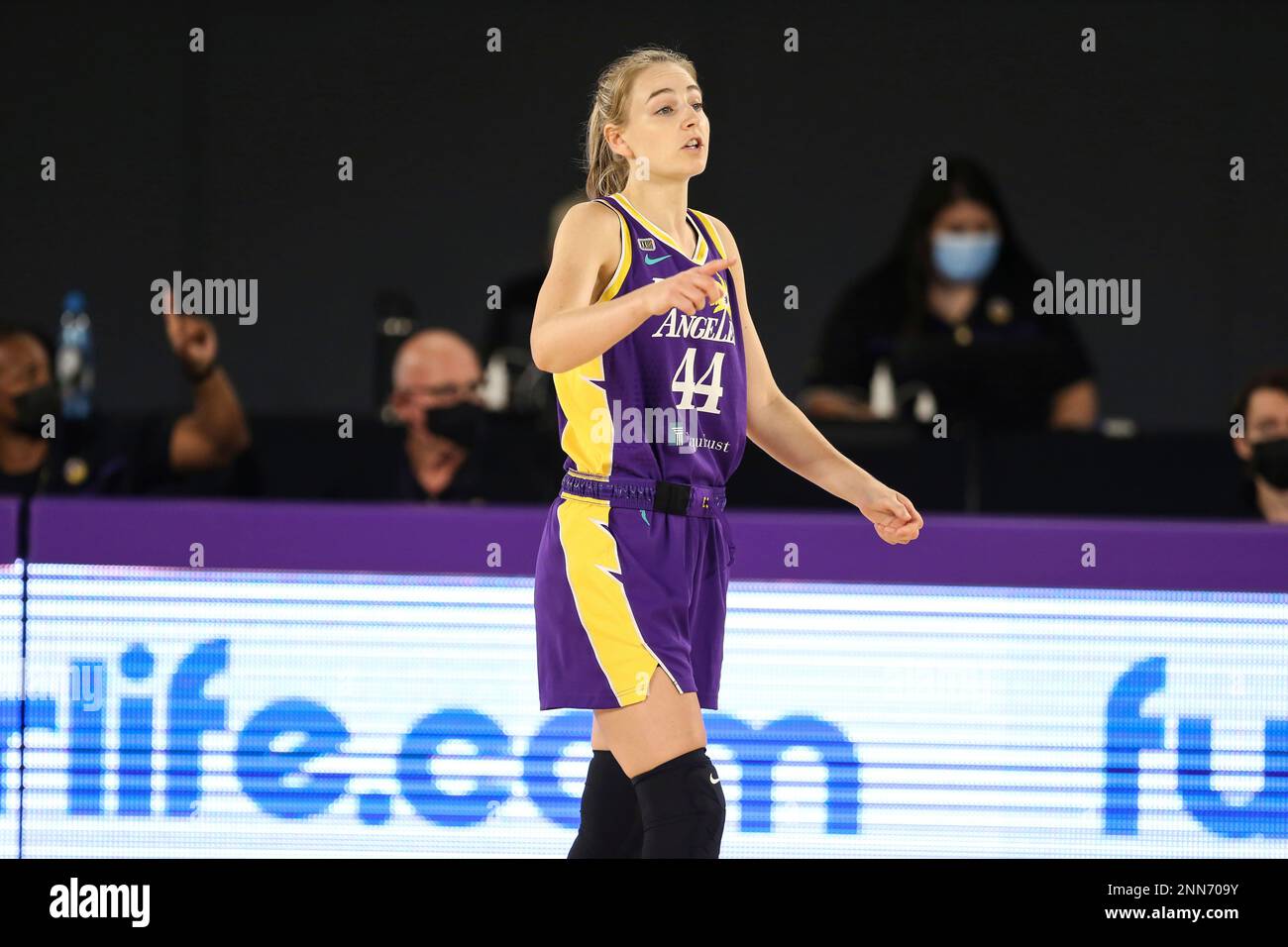 LOS ANGELES, CA - JUNE 16: Los Angeles Sparks Karlie Samuelson during ...