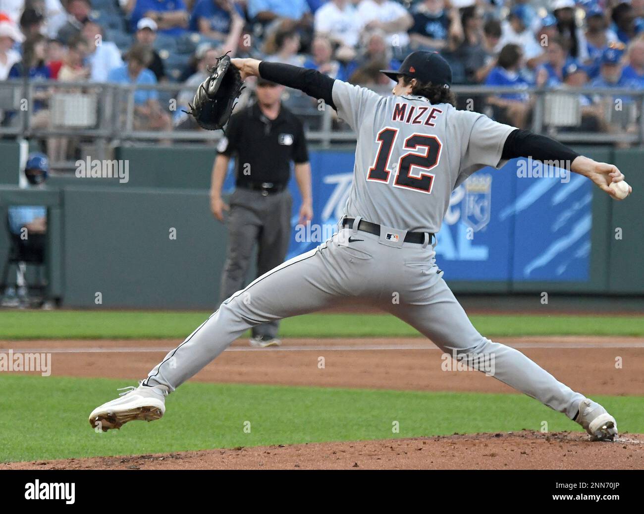 KANSAS CITY, MO - JUN 15: Detroit Tigers pitcher Casey Mize (12 ...