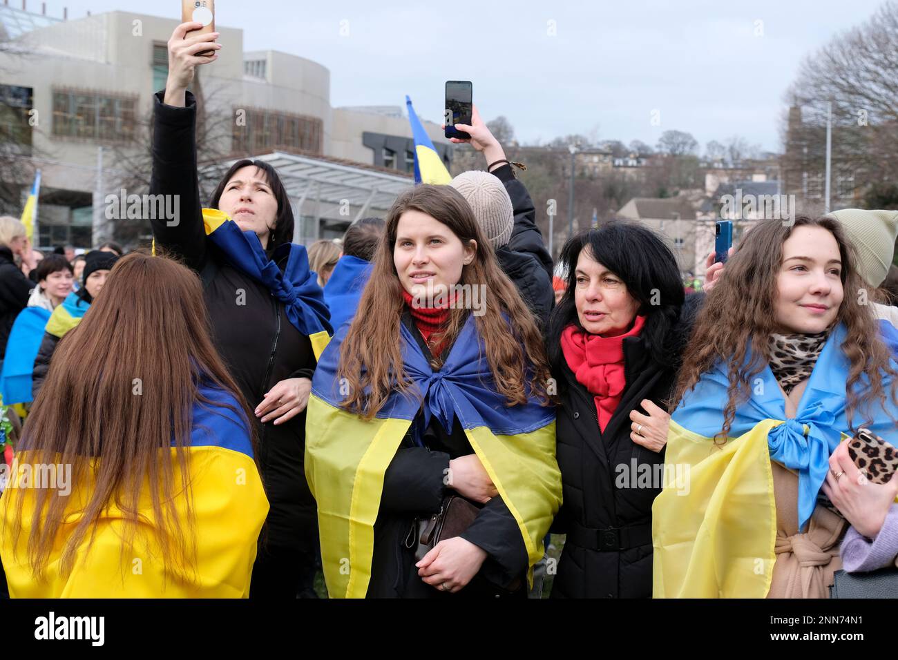 Ukrainian and scottish flag hi-res stock photography and images - Alamy