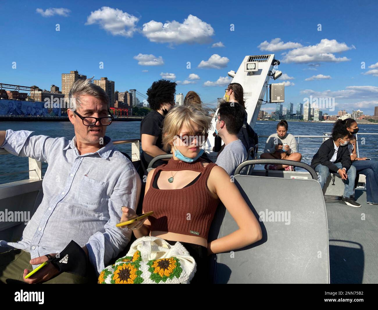 Photo by: STRF/STAR MAX/IPx 2021 6/15/21 The New York City Ferry is ...